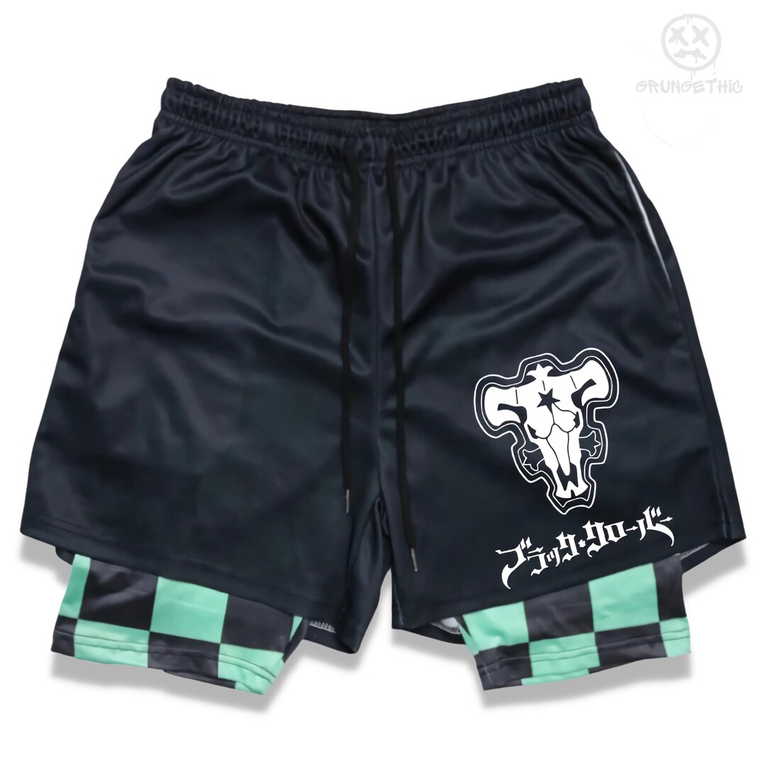 Anime Shorts, Mens Gym Workout Activewear Clothes, Anime Manga Gym ...