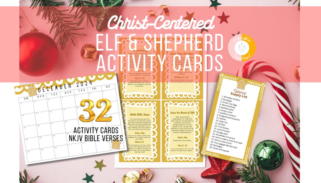 PRINTABLE Christ Centered Shepherd on the Search Cards, Kids Advent ...
