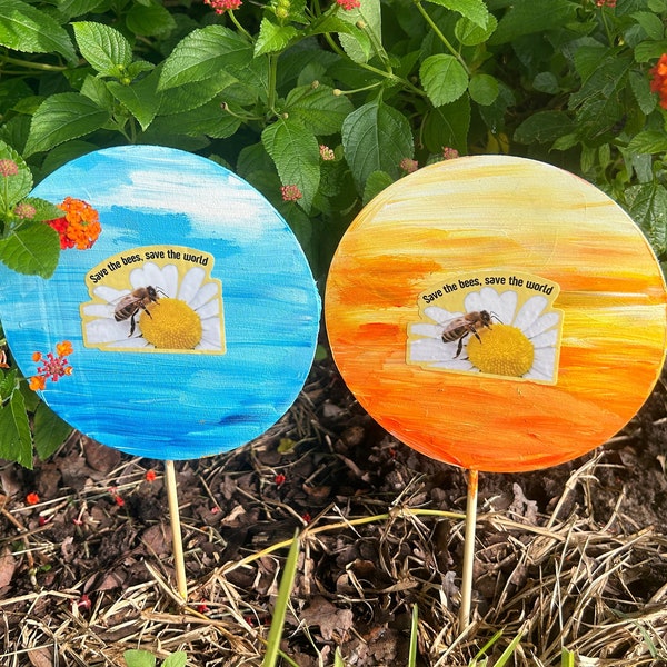 Pollinator Friendly Garden Sign - Etsy