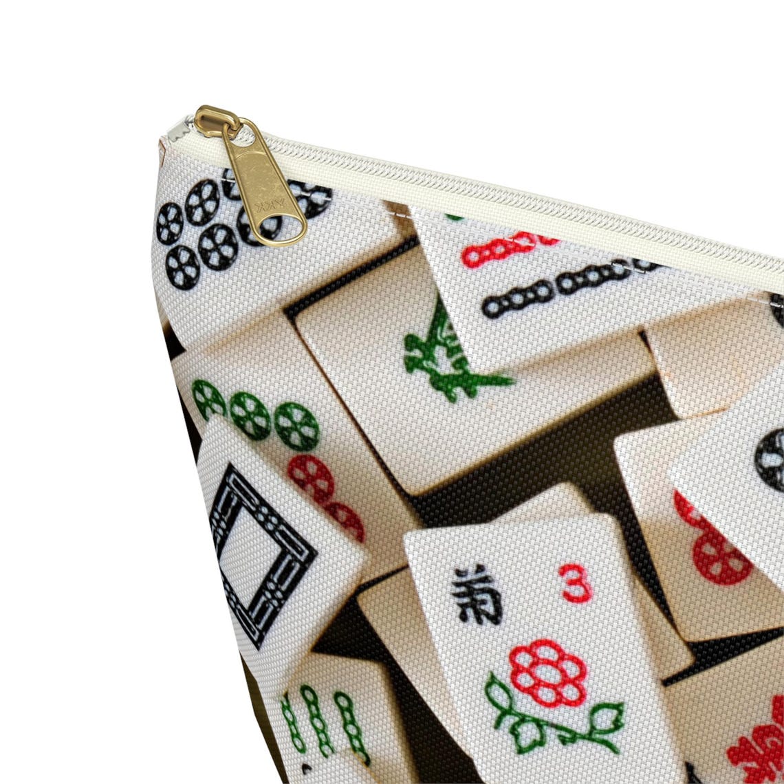 Mahjongg Money Pouch Personalized, Tile and Dice Game Pouches, Game ...