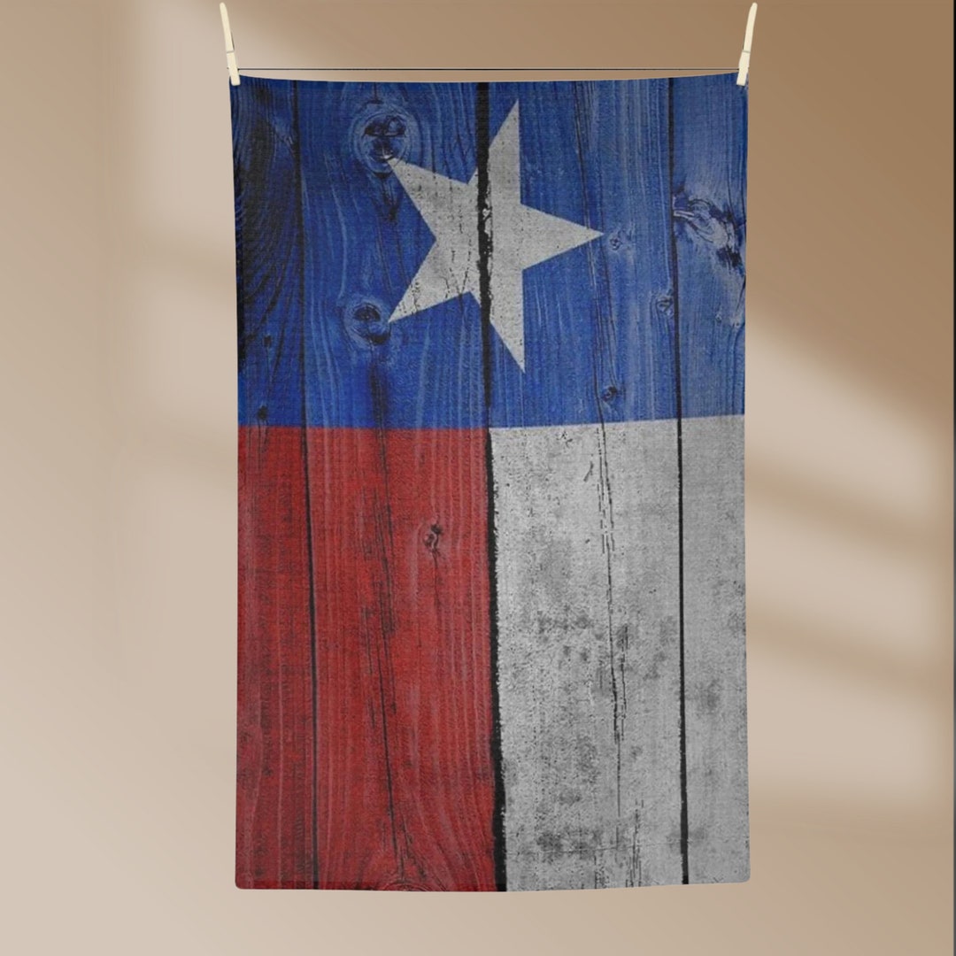 Tea Towel Texas Flag Design, Texas Themed Kitchen Towel, TX ...
