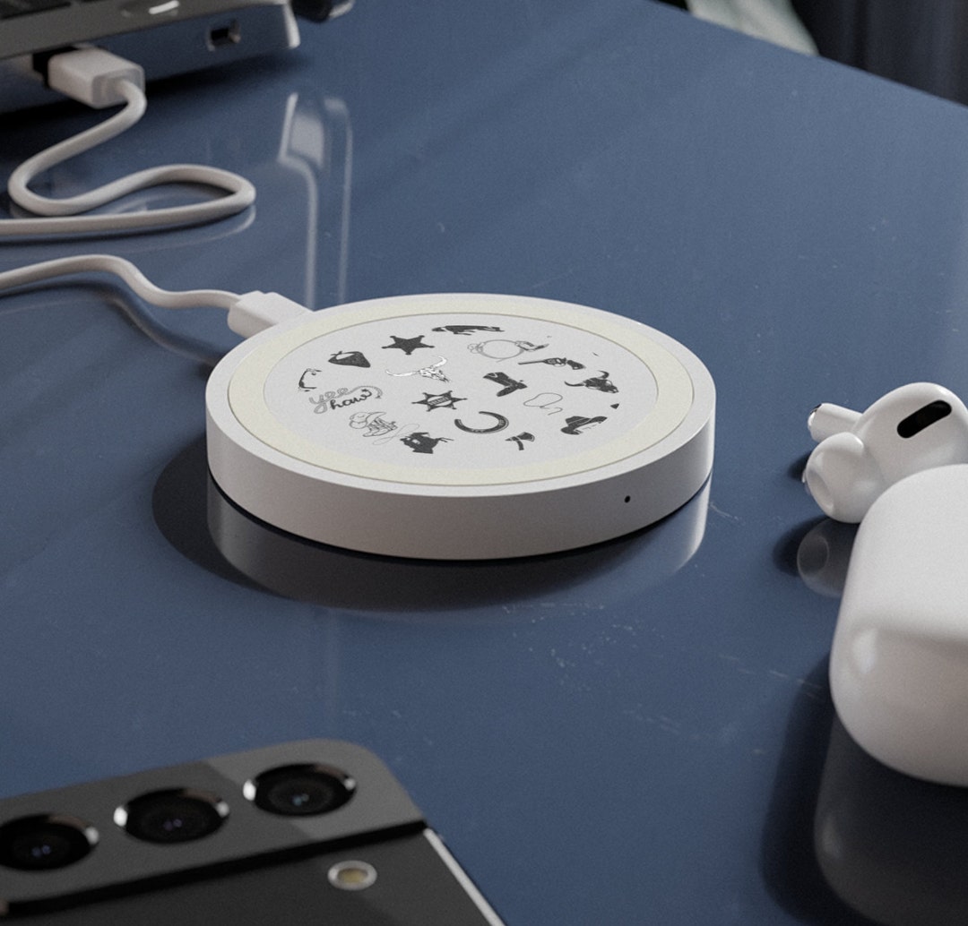 Texas Icons Wireless Charging Pad, Smartphone Charger, Tech Accessories ...