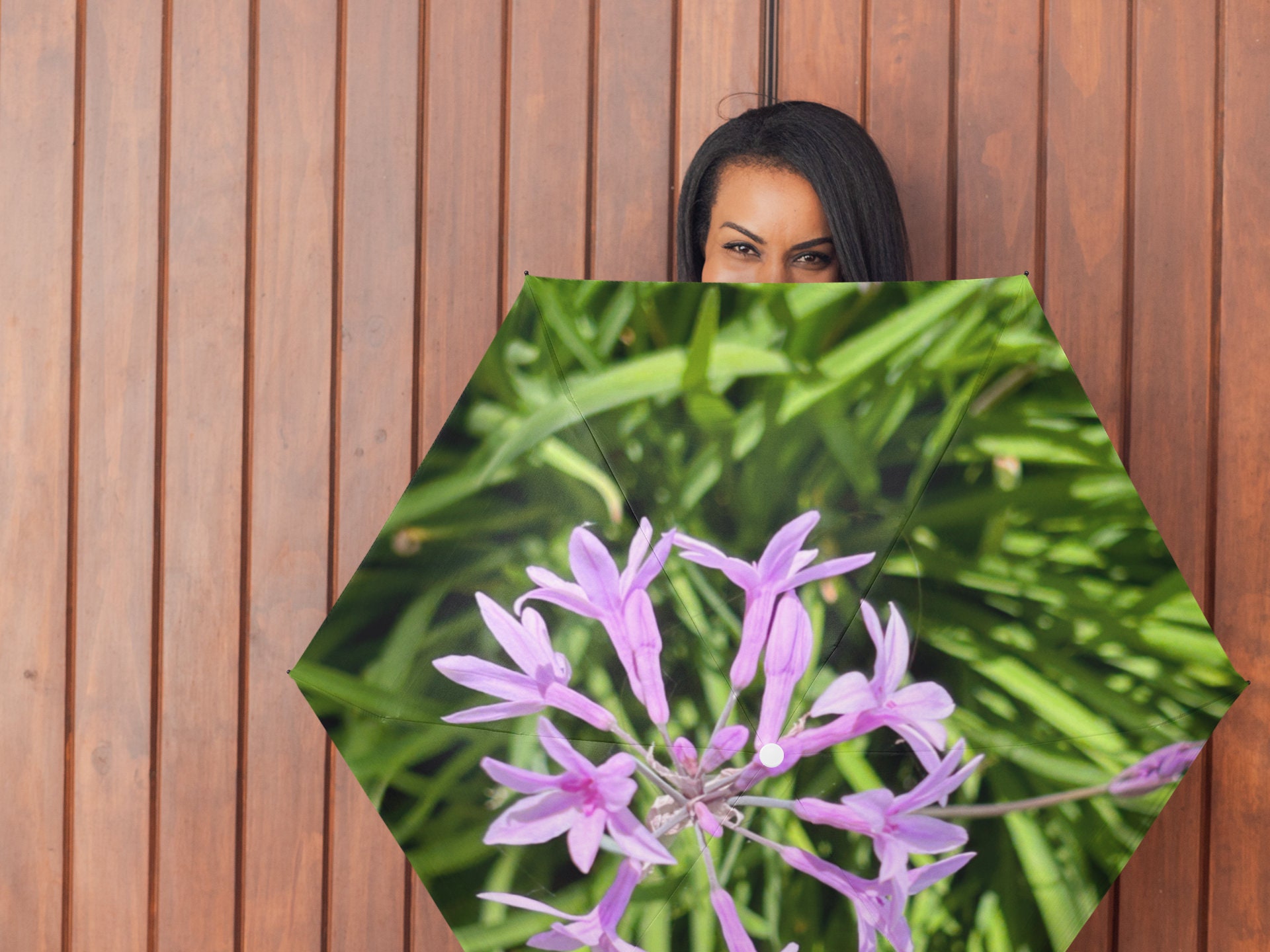 Foldable Umbrella Delicate Purple Flower Design, Back to School Teacher ...