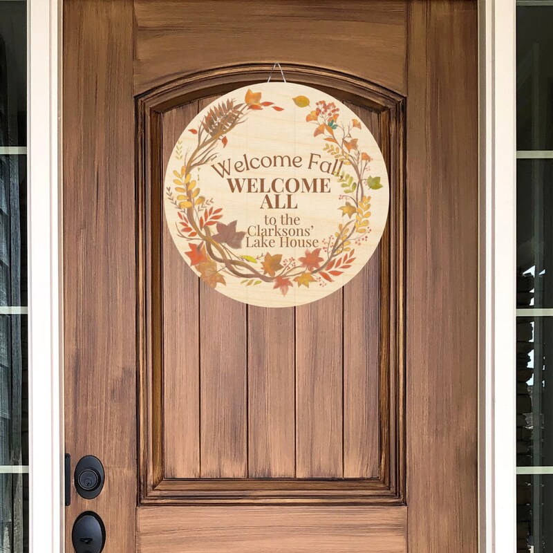 Fall Wood Sign - Etsy