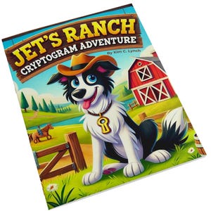 Kids Puzzle Book, Jets Ranch Cryptogram Adventure Book, Ages 8 to 12 ...