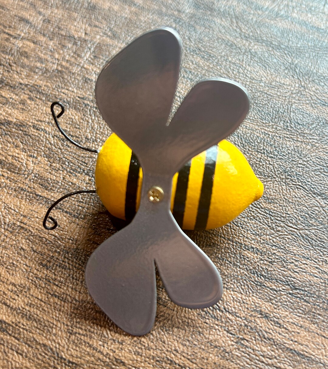 Cute Bumblebee Fridge Magnets Hand Painted, Dishwasher Magnet, Bee Art ...