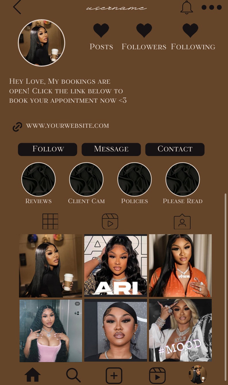 2023-2024 Influencer Business Cards Instagram Business Card, IG ...