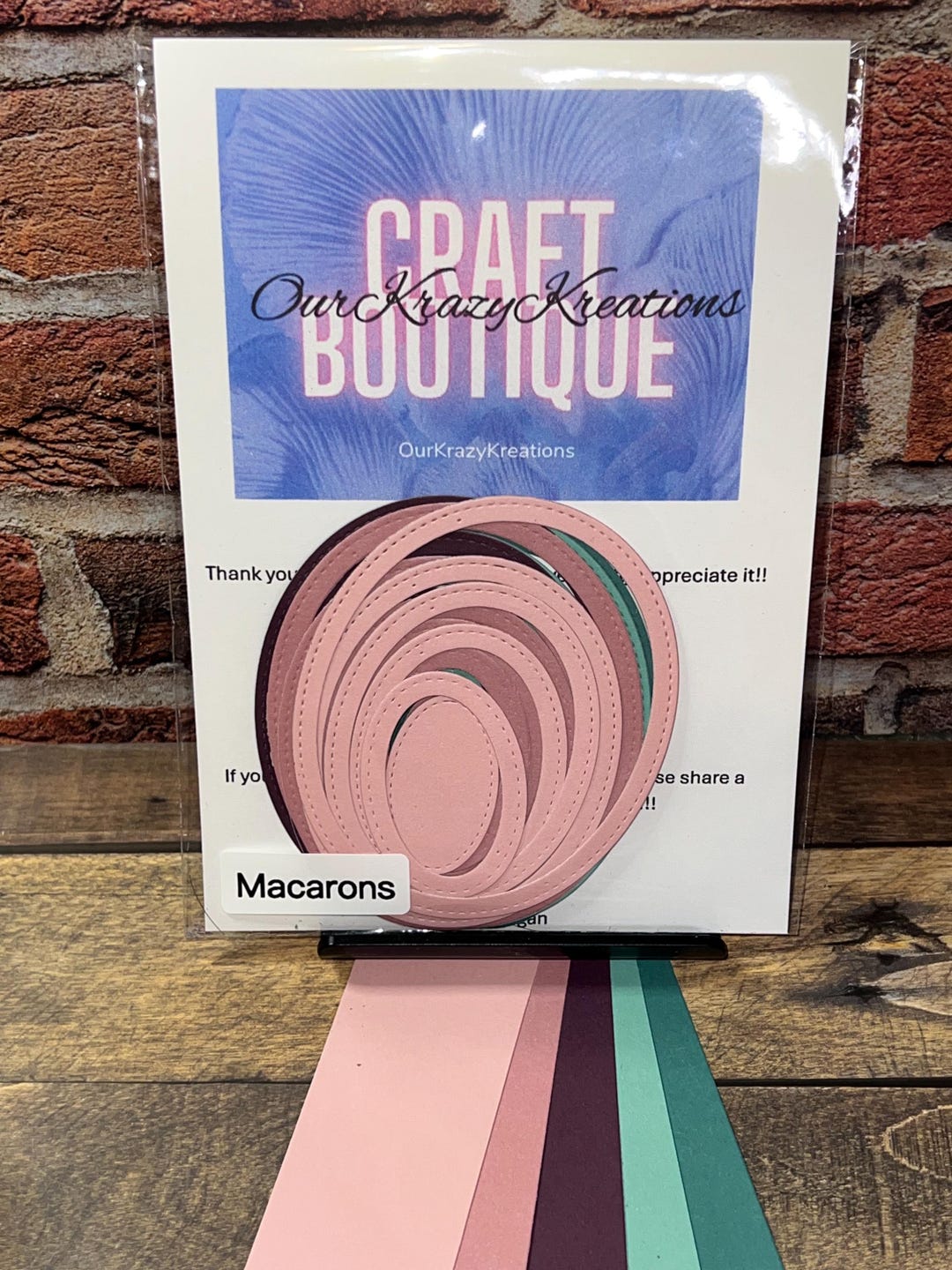 30 -MACARONS - Precut Die Cut Oval Frames - Made From 65lb Cardstock - Etsy