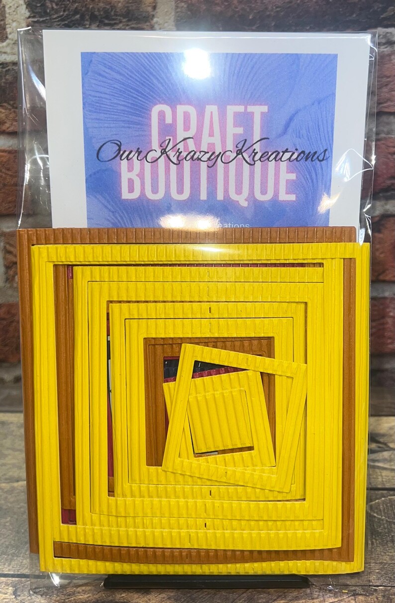 NEW!!! 45 CORRUGATED BASICS Extra Large Precut Die Cut Square Frames ...