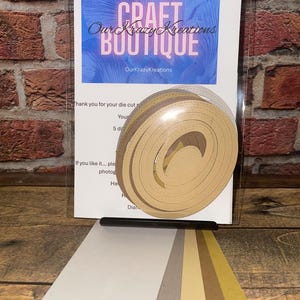 30 -NEUTRALS 2- Precut Die Cut Oval Frames - Made From 65lb Cardstock ...