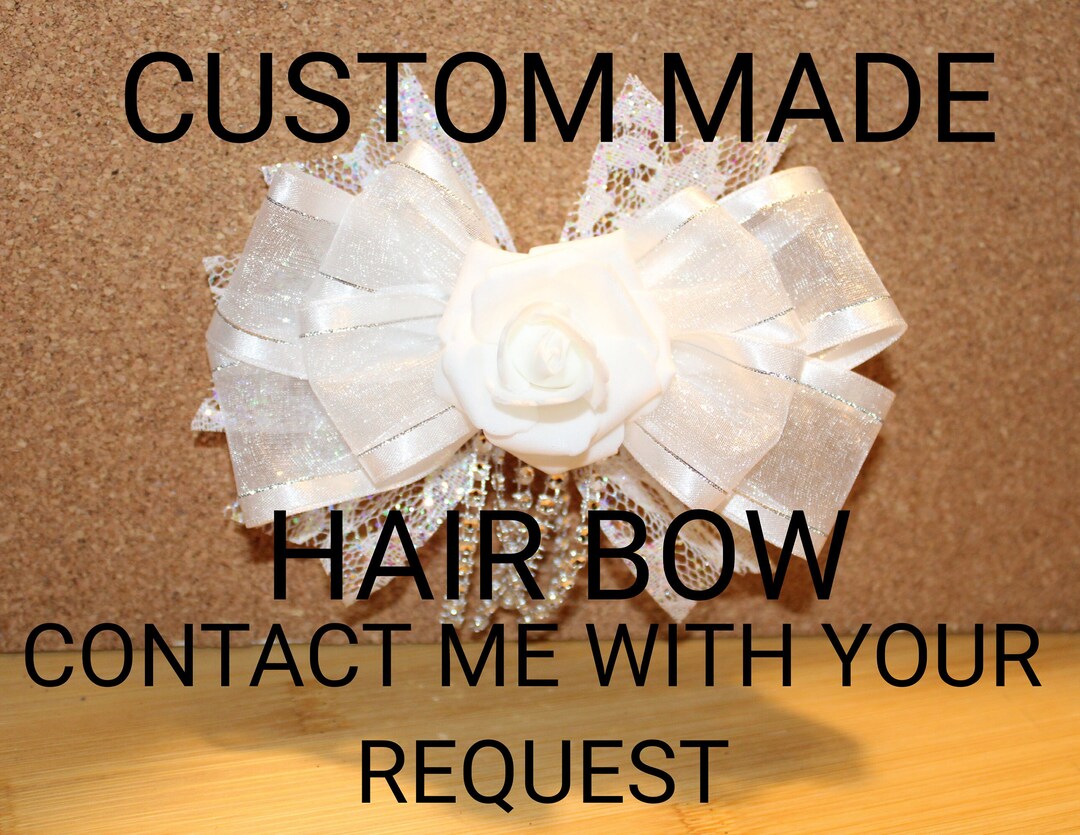 Custom Handmade Hair Bow Characters Sports Teams and More!!! - Etsy