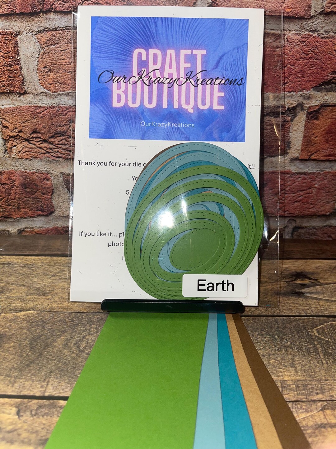 NEW!!! 30 EARTH Precut Die Cut Oval Frames - Made From 65lb Cardstock ...