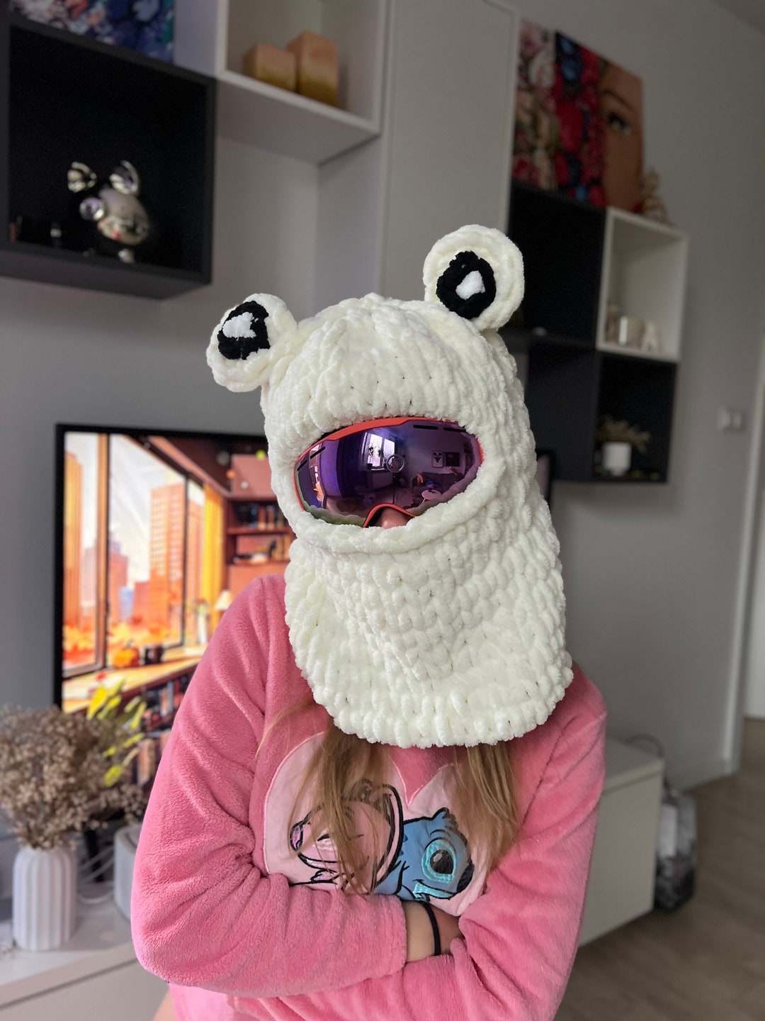 Balaclava Milky Frog Ski Helmet Balaclava Helmet Balaclava - Etsy