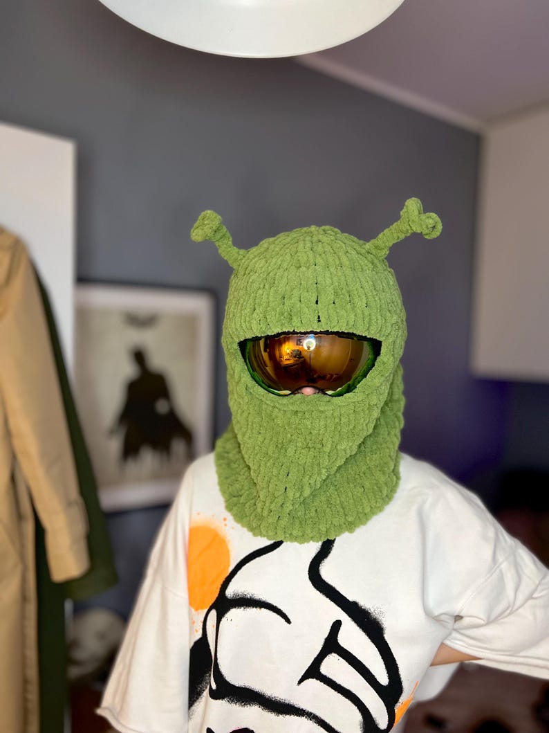Ski Balaclava Shrek, Ski Helmet, Balaclava Helmet, Balaclava Mask ...