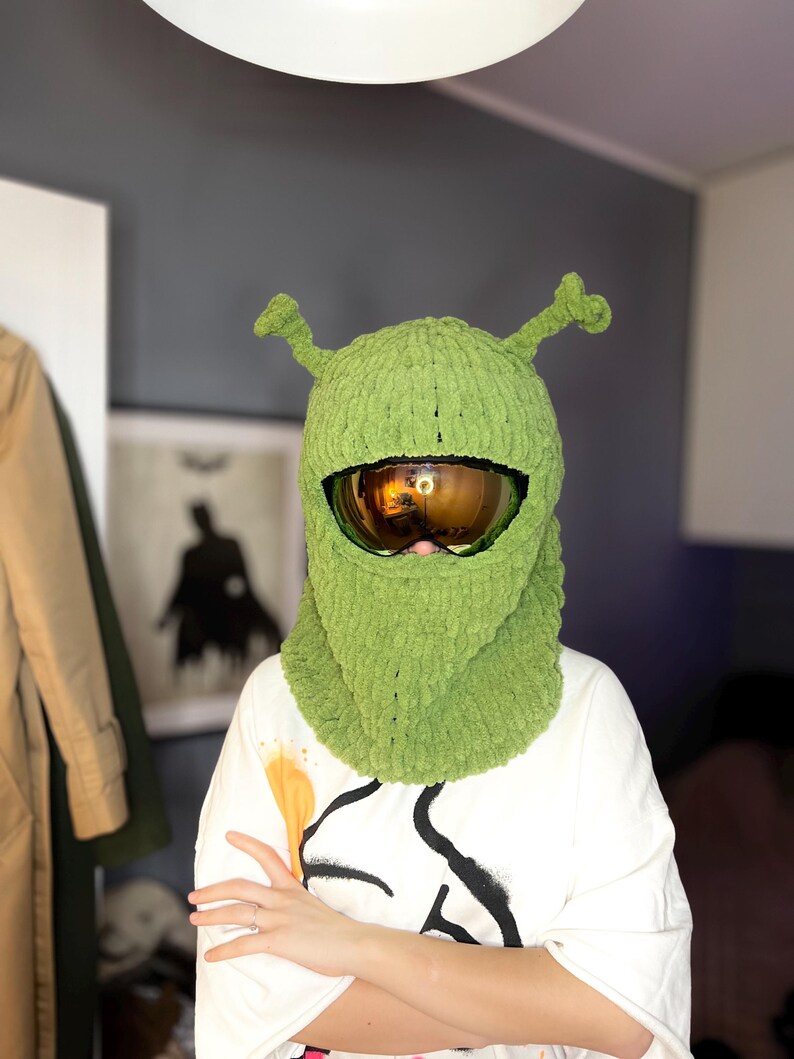 Ski Balaclava Shrek, Ski Helmet, Balaclava Helmet, Balaclava Mask ...