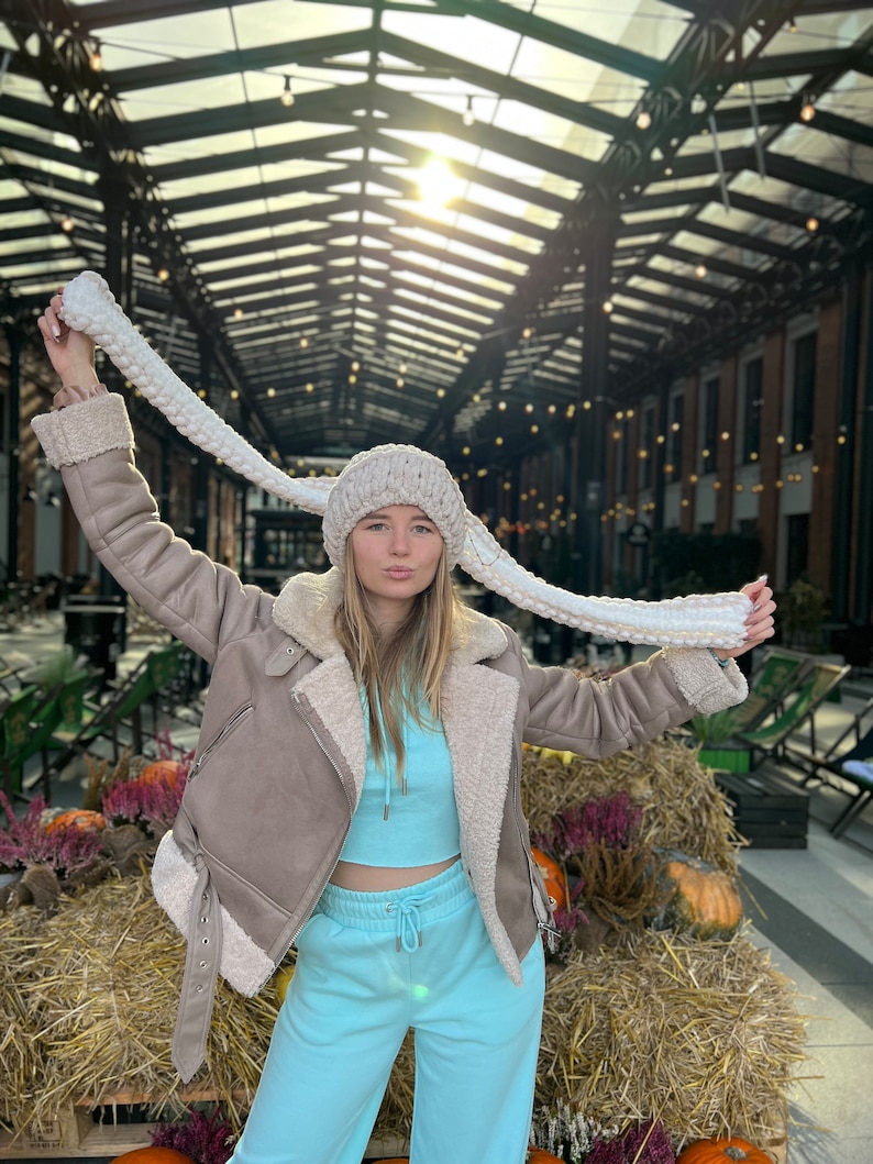 Hat Long Bunny, Winter Hat, Balaclava Helmet, Balaclava Mask, Balaclava ...