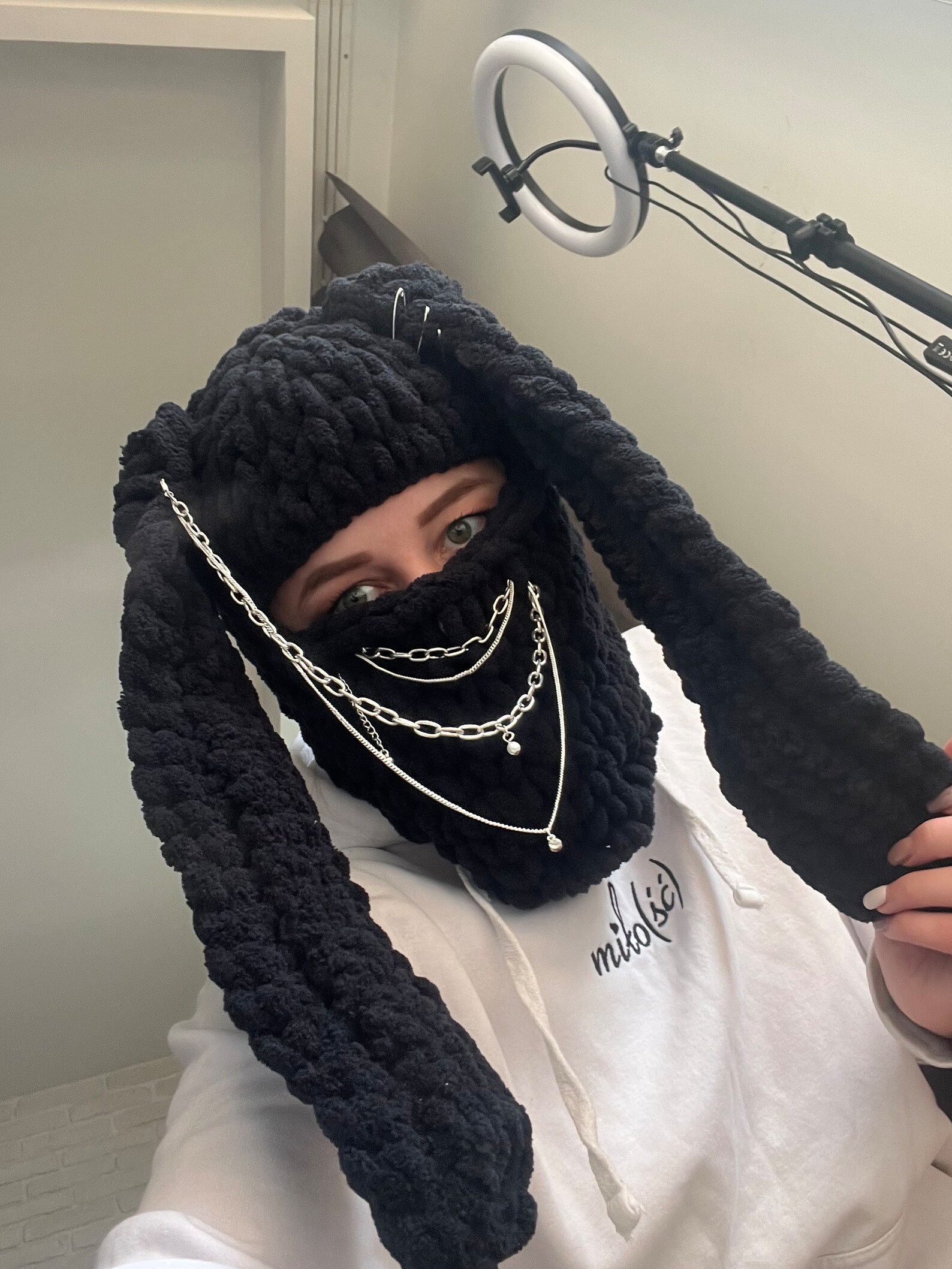 Balaclava Long Bunny Ears, Balaclava Mask, Balaclava Ear, Balaclava ...