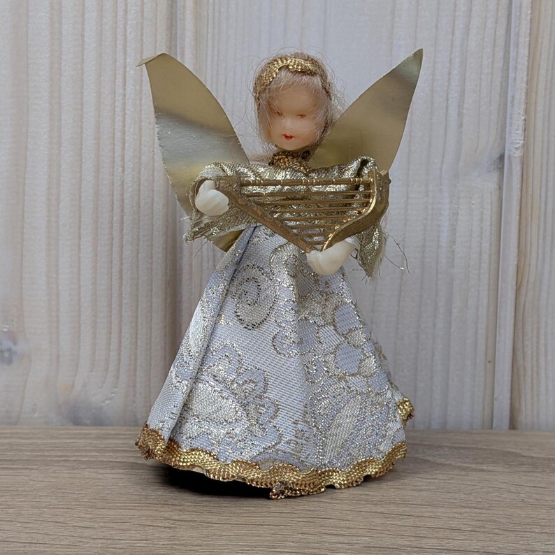 Koestel Angel Collection, Germany, Christmas Figurines, Brocade, Mid ...