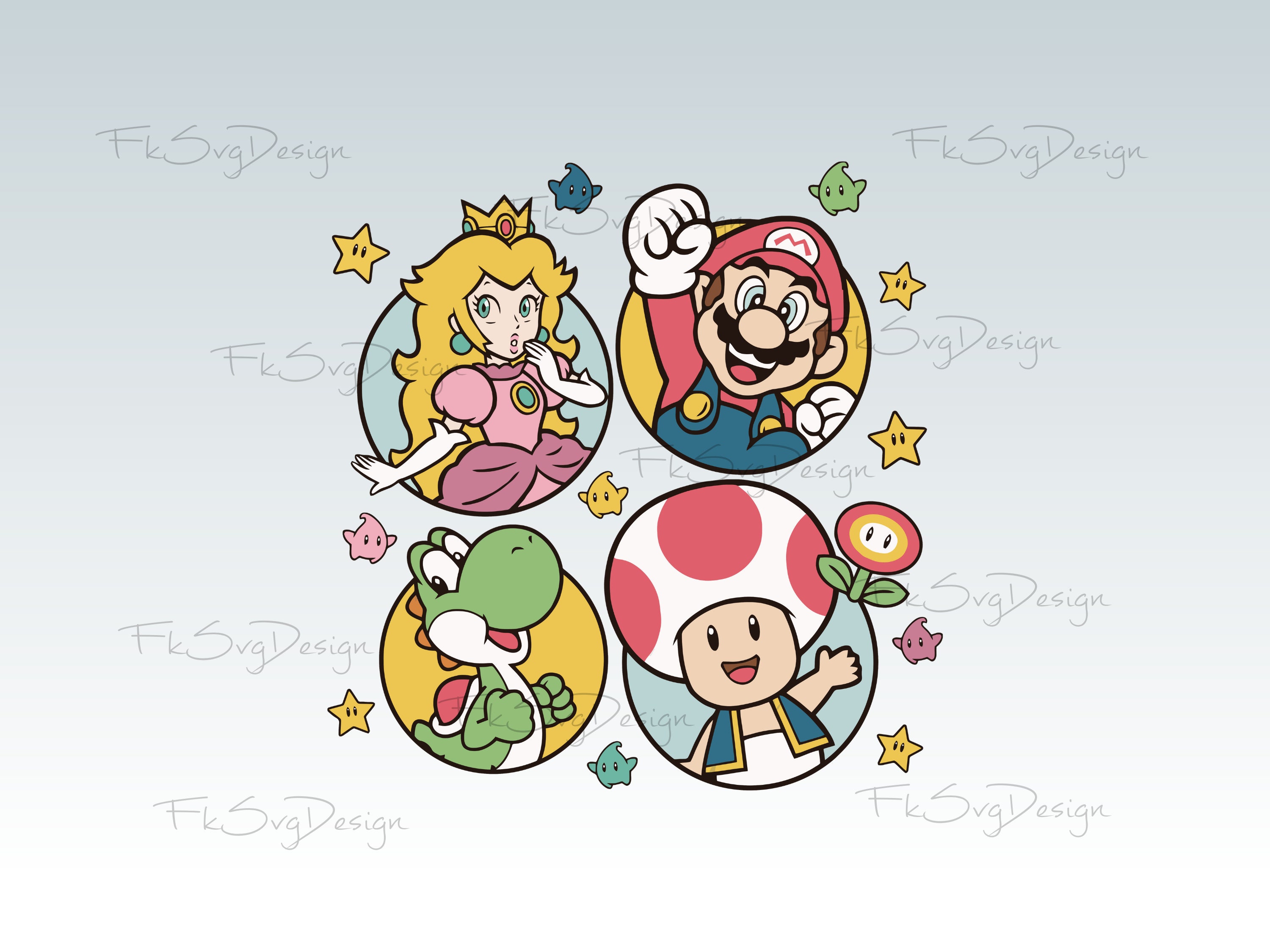 Super Mario Svg Bundle, Super Mario Bros PNG, Mario Clipart Bundle ...