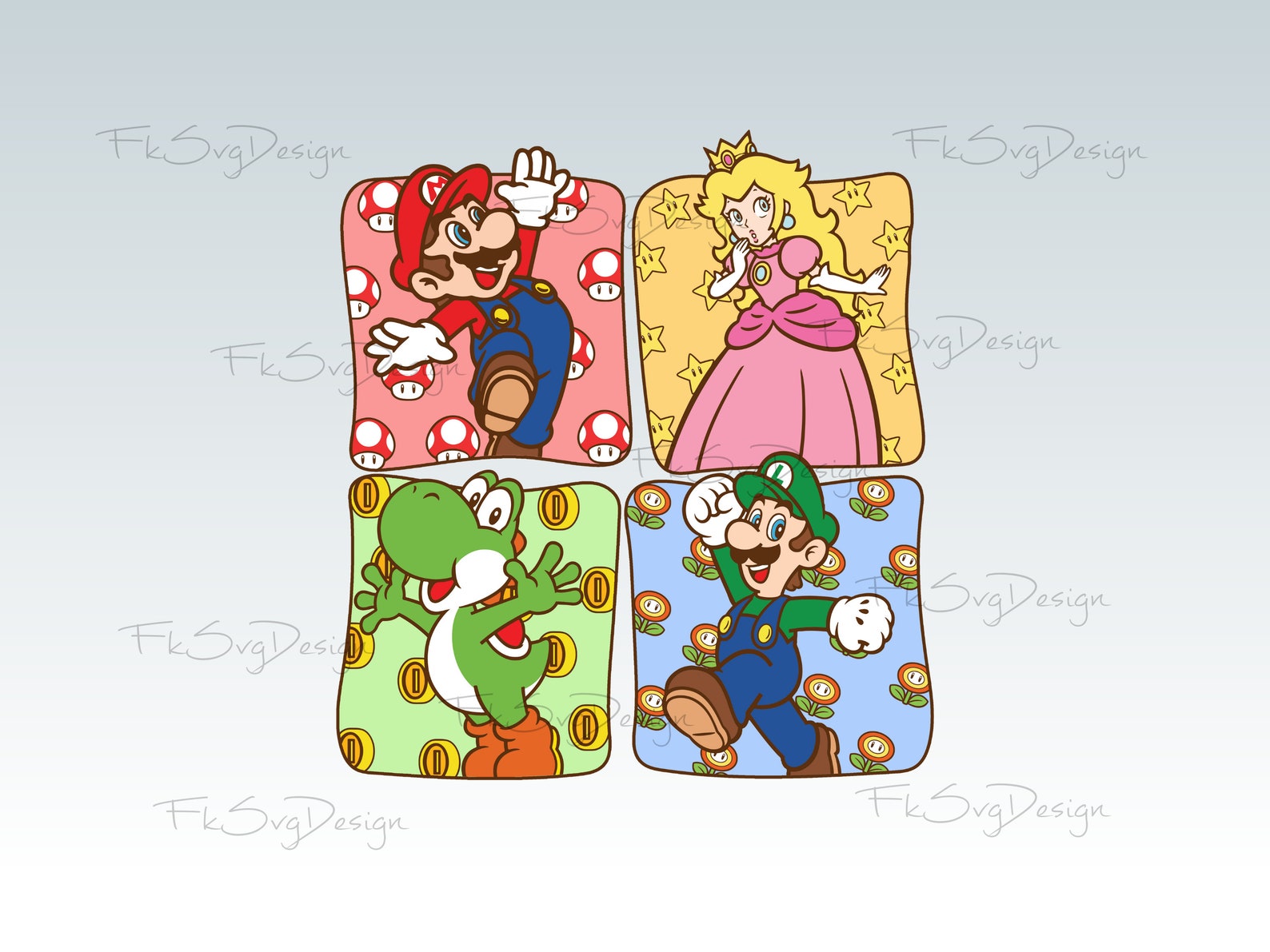 62 Design Mega Bundle Mario, Super Mario Png Bundle, Super Mario Bros ...