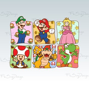 62 Design Mega Bundle Mario, Super Mario Png Bundle, Super Mario Bros ...