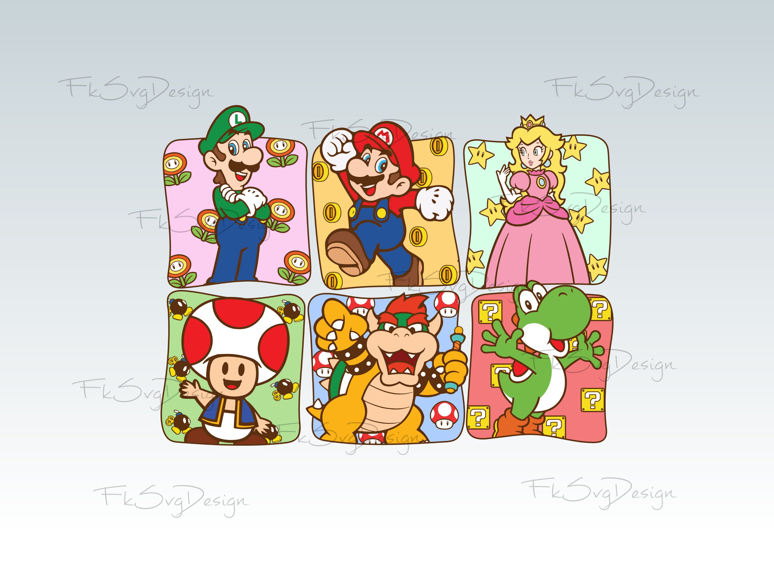62 Design Mega Bundle Mario, Super Mario Png Bundle, Super Mario Bros ...