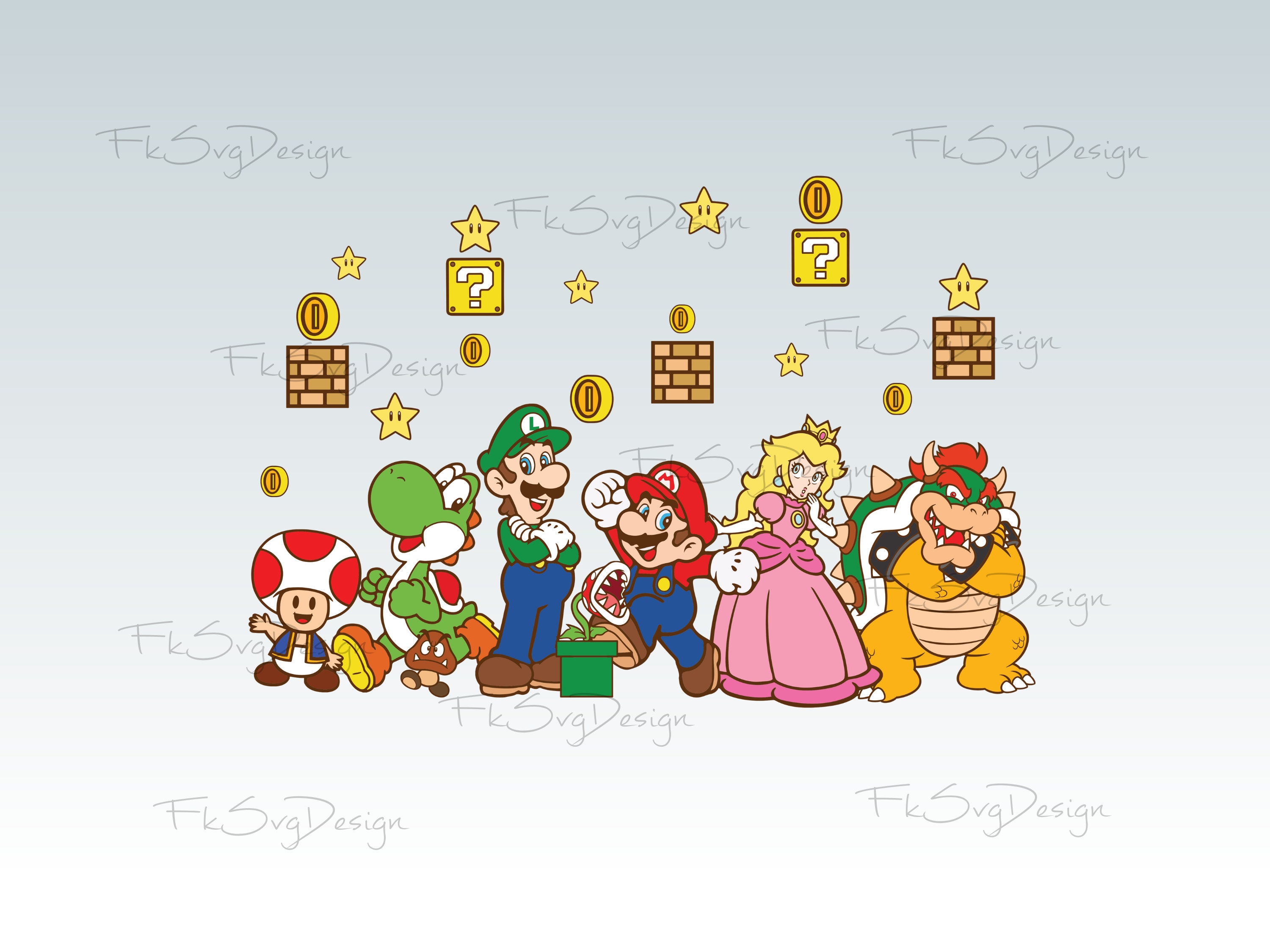 62 Design Mega Bundle Mario, Super Mario Png Bundle, Super Mario Bros ...