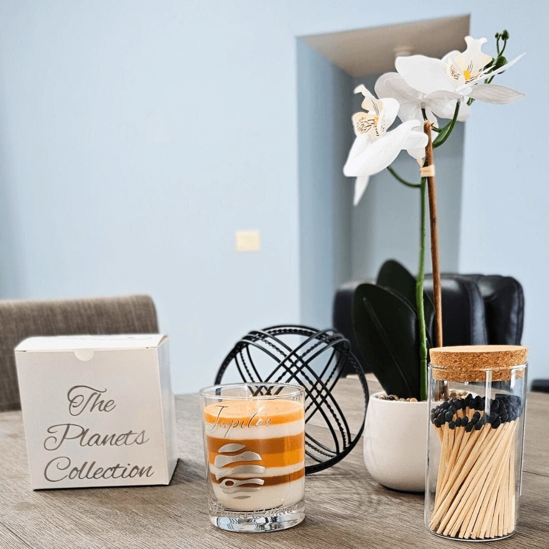 Jupiter Candle: Illuminate Your Space With Cosmic Majesty - Etsy