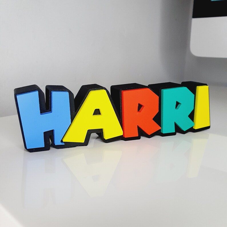 Custom Gaming Name Plate, Wall Hanging Name, Custom Name Plate, Desk ...