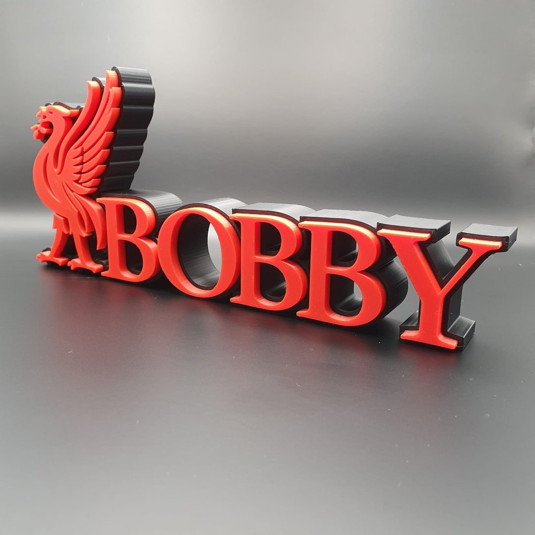 Personalised Liverpool FC Liverbird, Football Fan, Custom Name Plate ...