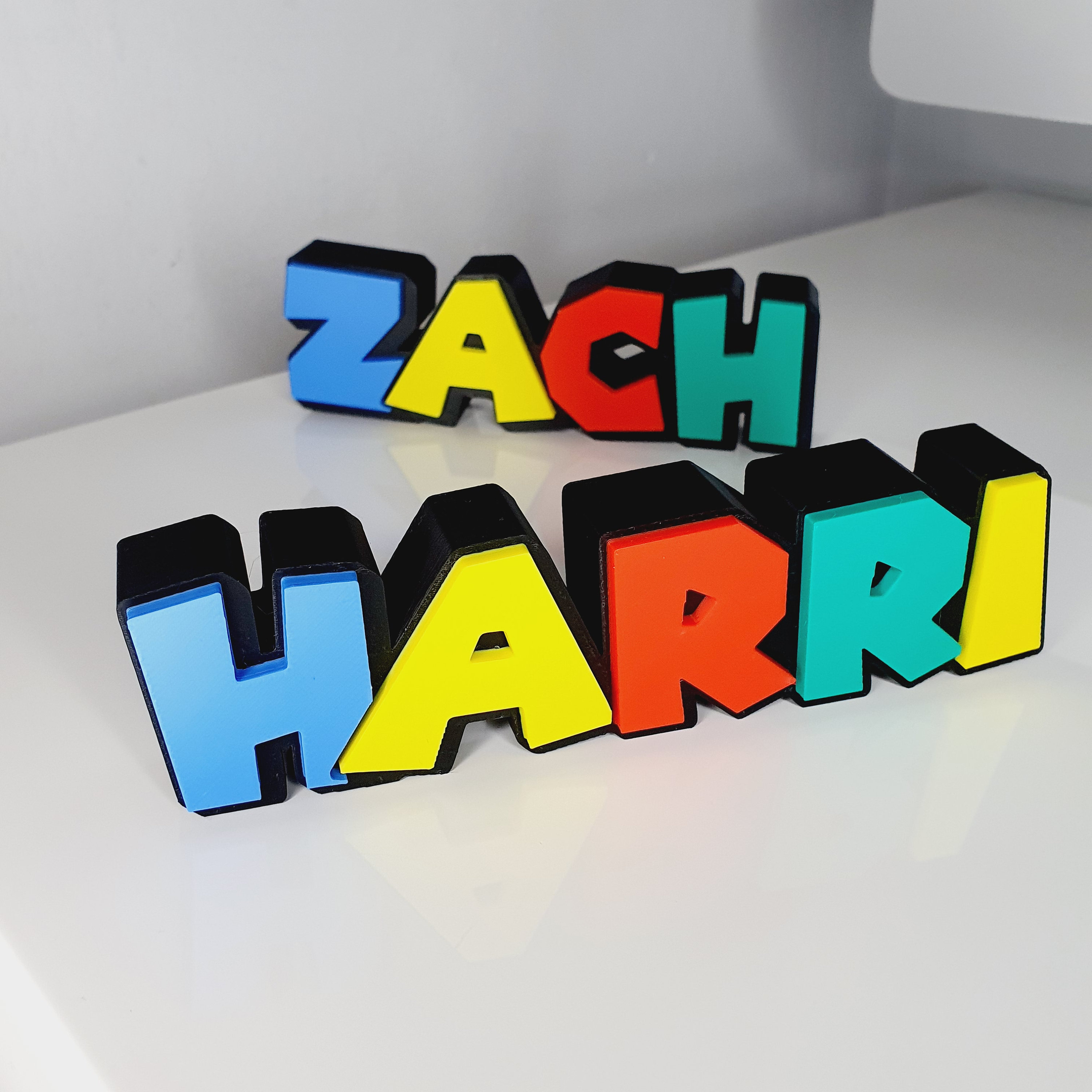 Custom Gaming Name Plate, Wall Hanging Name, Custom Name Plate, Desk ...