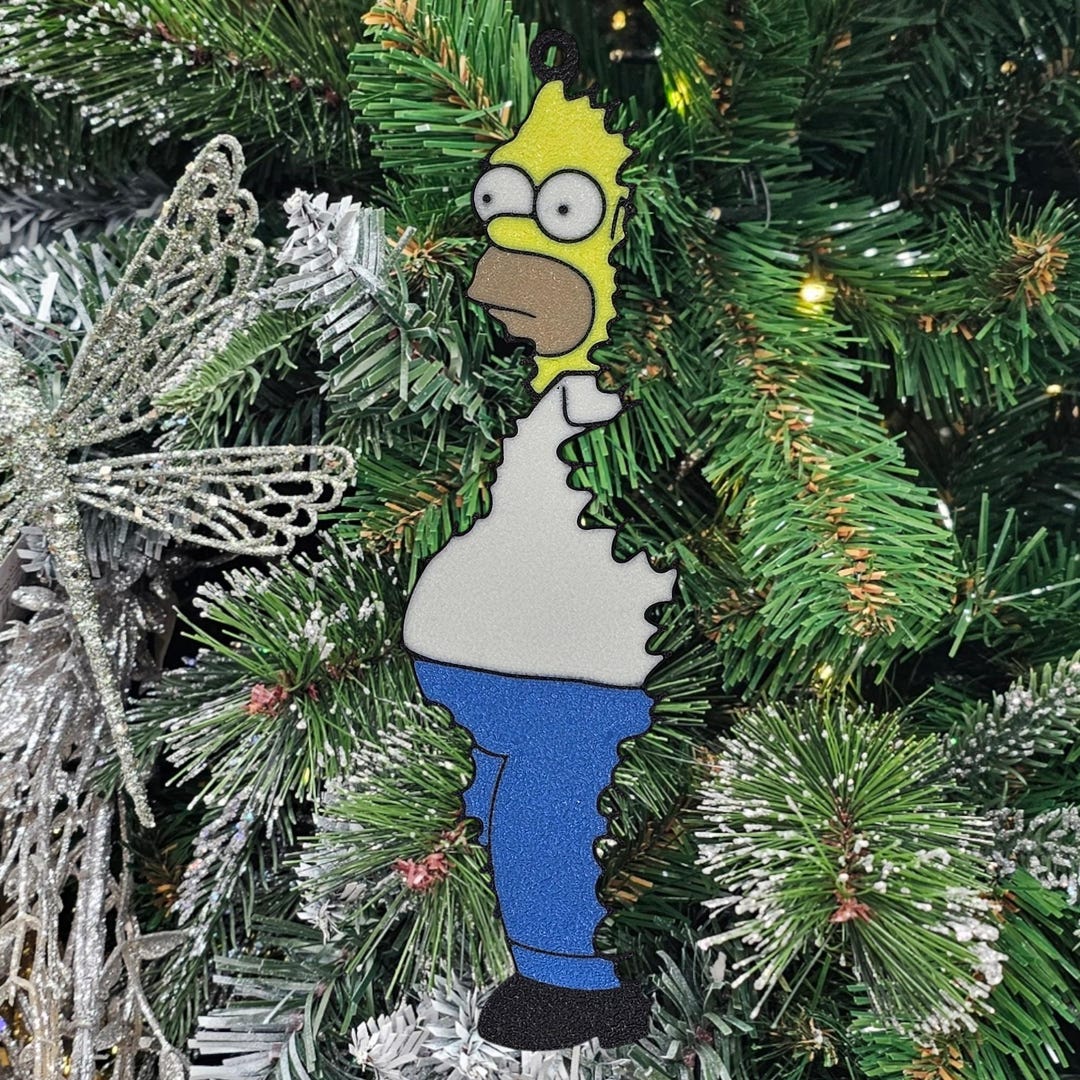 Homer Ornament, Homer Bush Meme, Funny Ornaments, Meme Ornaments ...