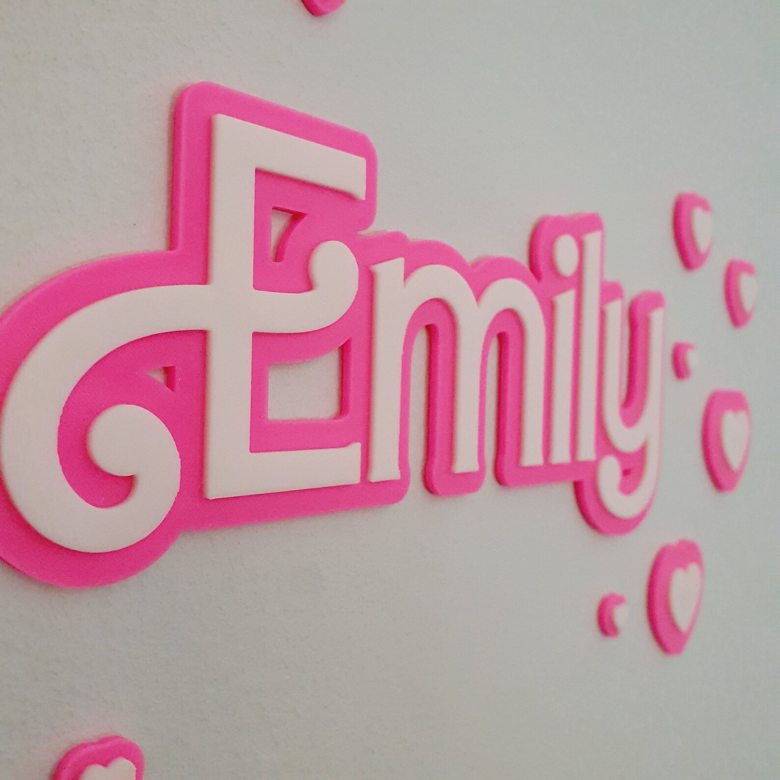 Personalised Bedroom Sign, Room Sign, Door Sign, Pink Doll, Custom Name ...
