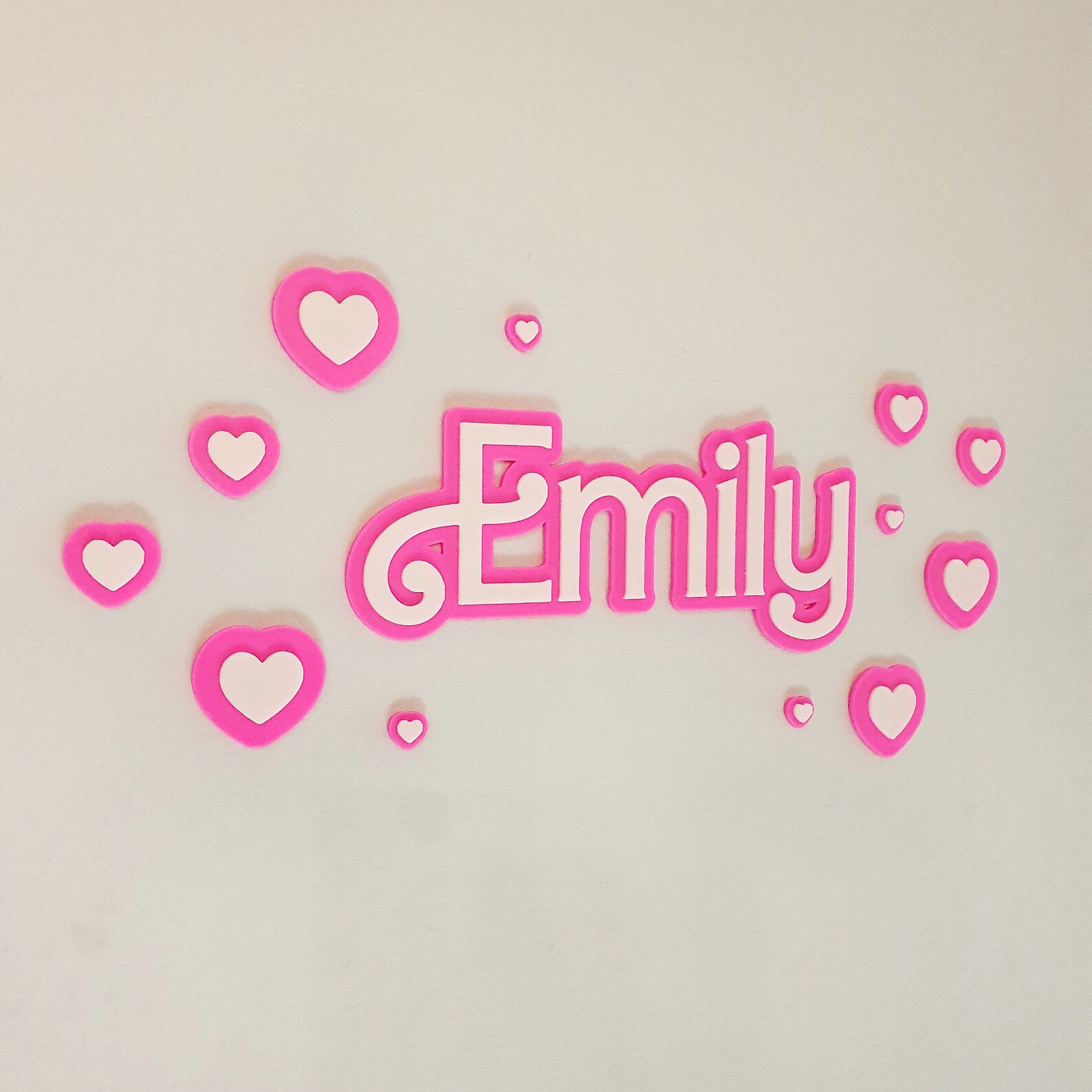 Personalised Bedroom Sign, Room Sign, Door Sign, Pink Doll, Custom Name ...