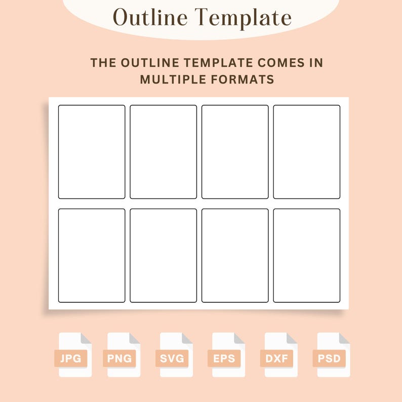 DIY Playing Card Template, Poker, Trading, Affirmation Card (canva ...