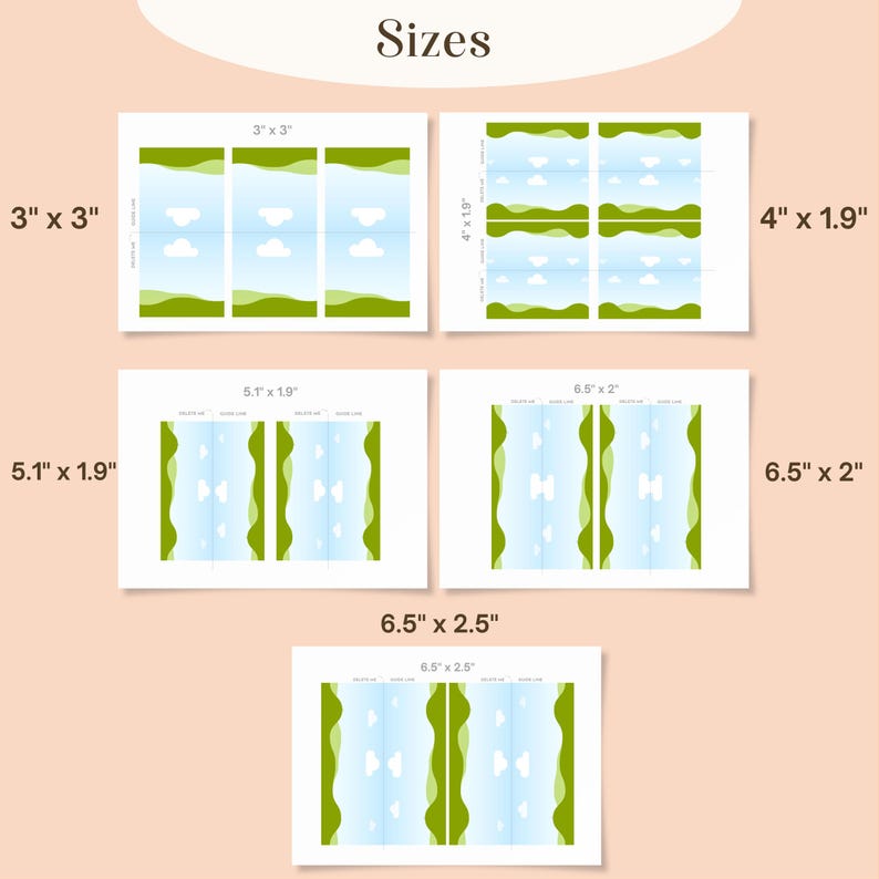 Treat Bag Toppers Template Bundle, Party Favor Label, Canva (digital ...