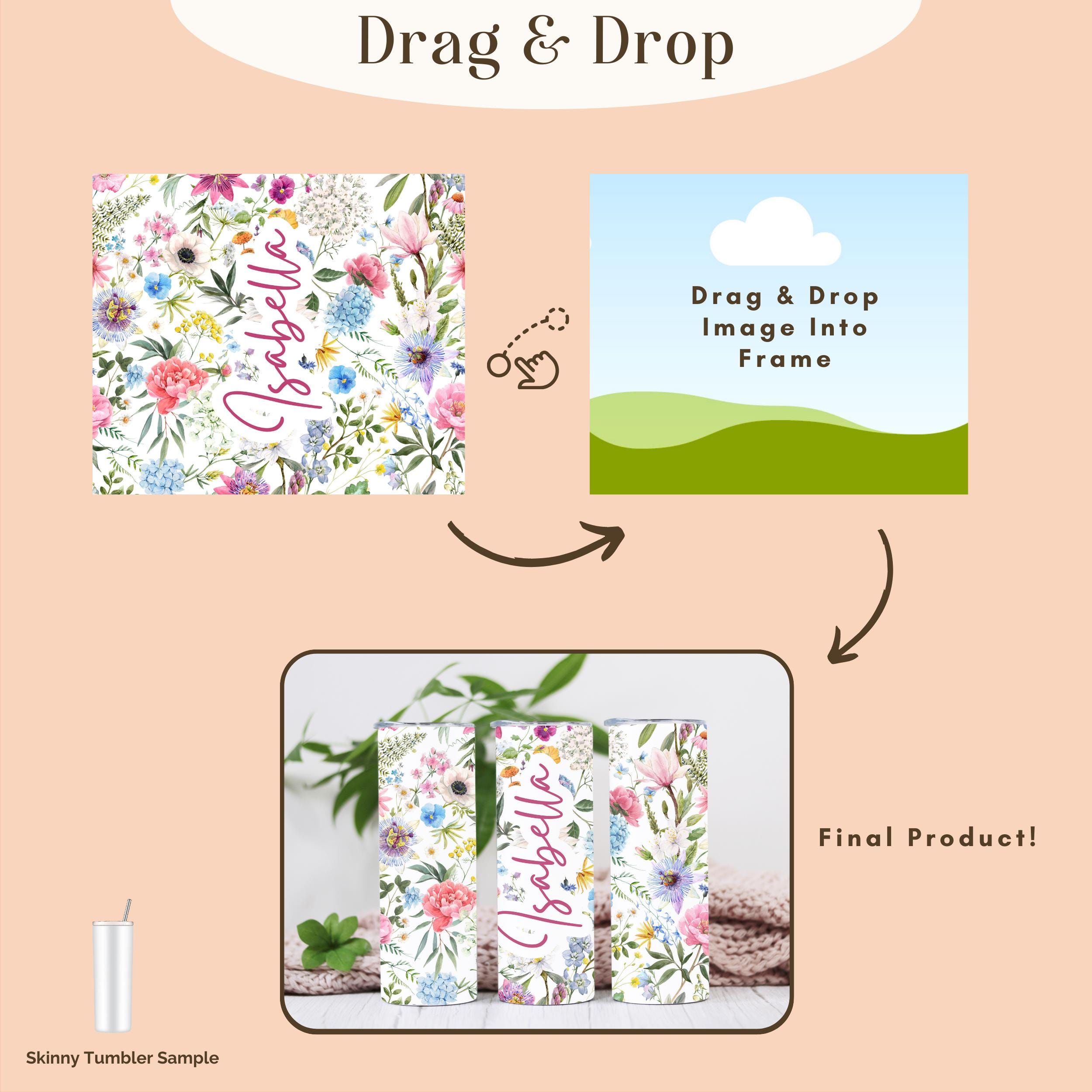 Tumbler Template Bundle, Canva Editable Template for Sublimation ...