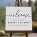 Wedding Welcome Sign, Minimalistic Wedding Reception Signs, Nuptial ...