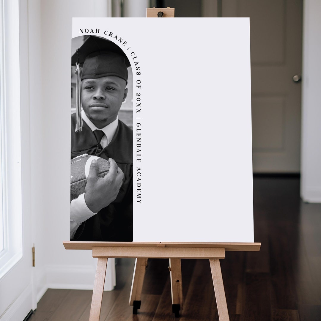 Personalized Graduation Guestbook Alternative: Senior Photo Signature ...