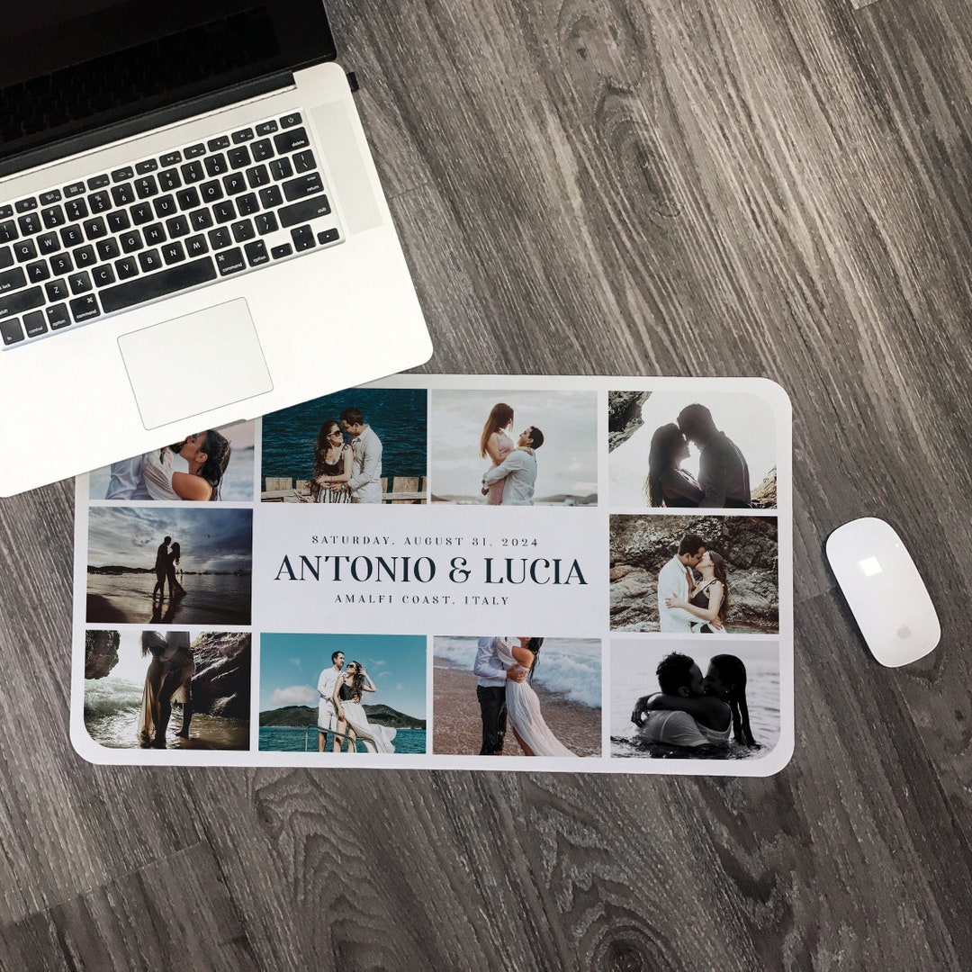 10 Image Large Deskmat or Mousepad - Custom Photo Gift, Custom Gaming ...