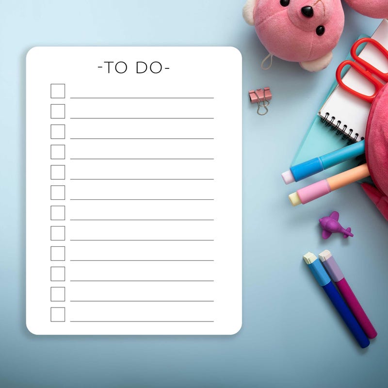 Erasable to Do List - Etsy