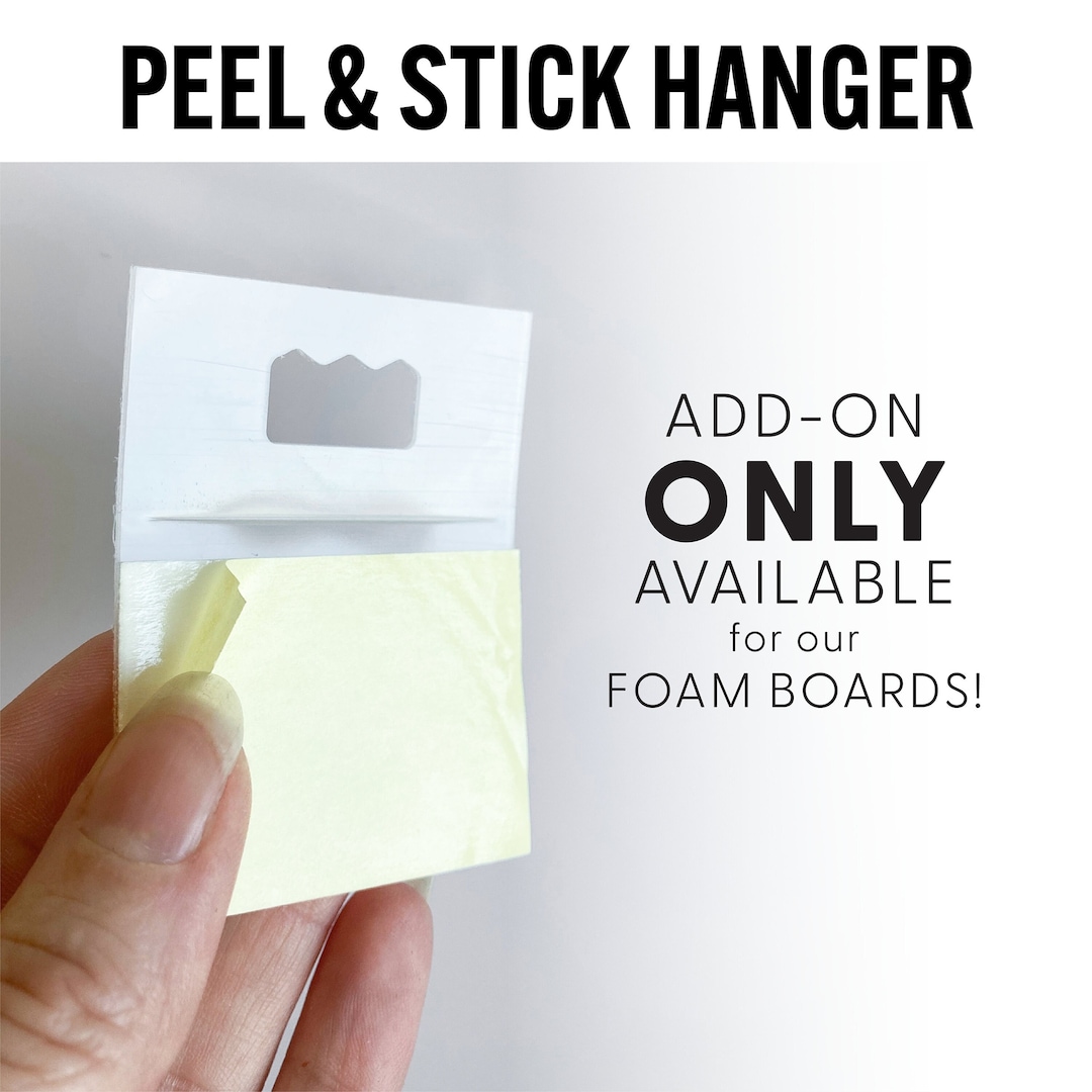 Peel & Stick Hangers - ADD ON - Etsy
