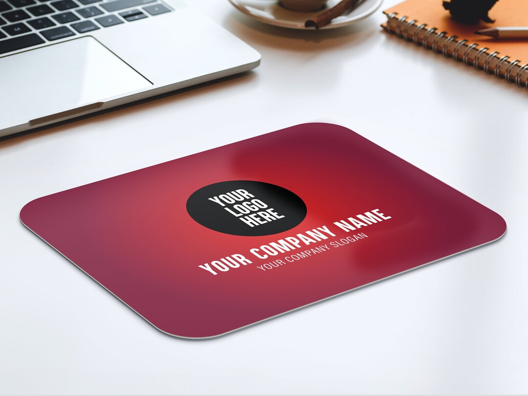Your Logo on Large Desk Mat or Mouse Pad Collage Print Your Company ...