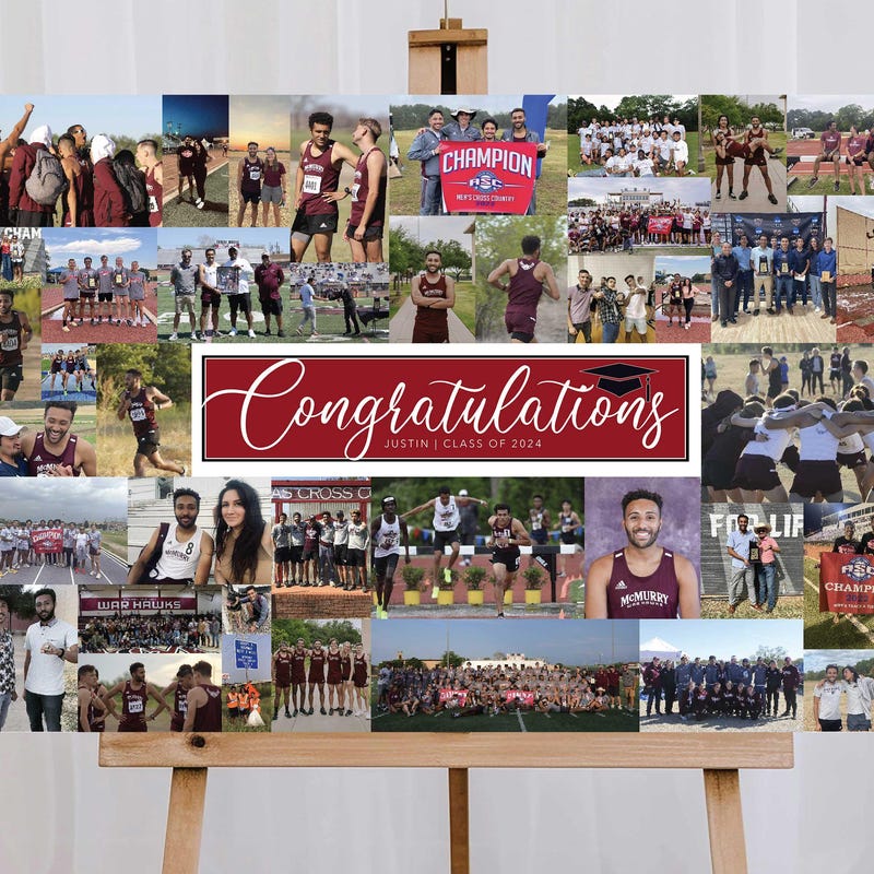 Graduation Picture Board Photo Collage - Etsy