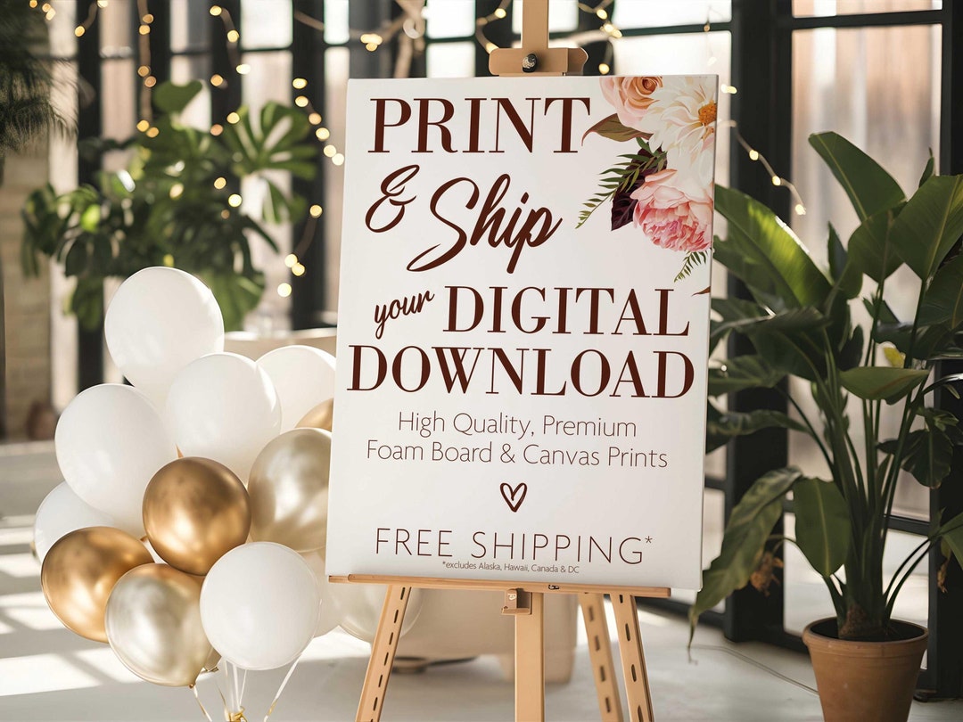 Welcome Poster Board Sign Printing Service on Premium Display Foam ...