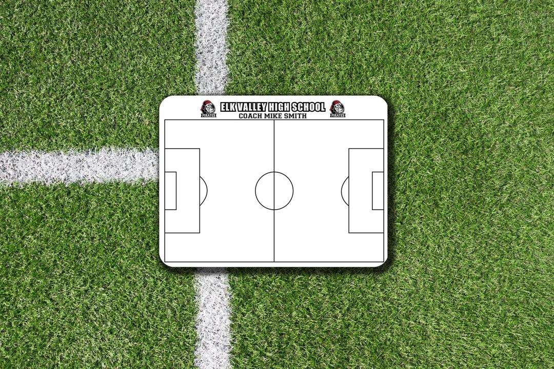Custom Soccer Field Playboard, Coaching Whiteboard With Logo, Dry Erase ...