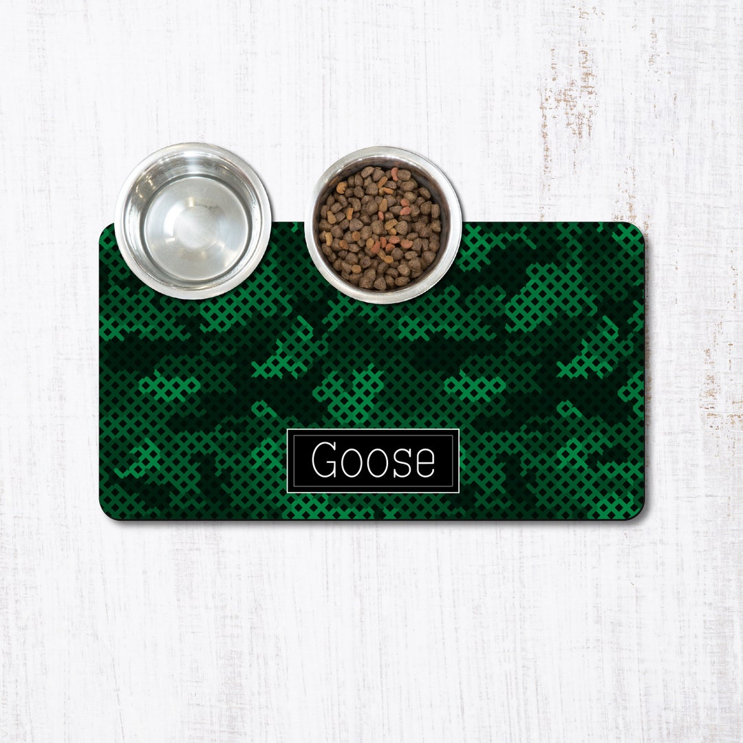 Personalized Pet Mat With Custom Pet Name for Dog or Cat, Non-slip Back ...