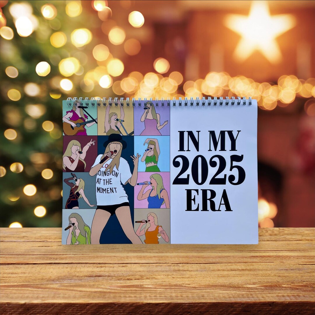 Taylor Swift 2025 Inspired in My 2025 Era Christmas Calendar Planner ...