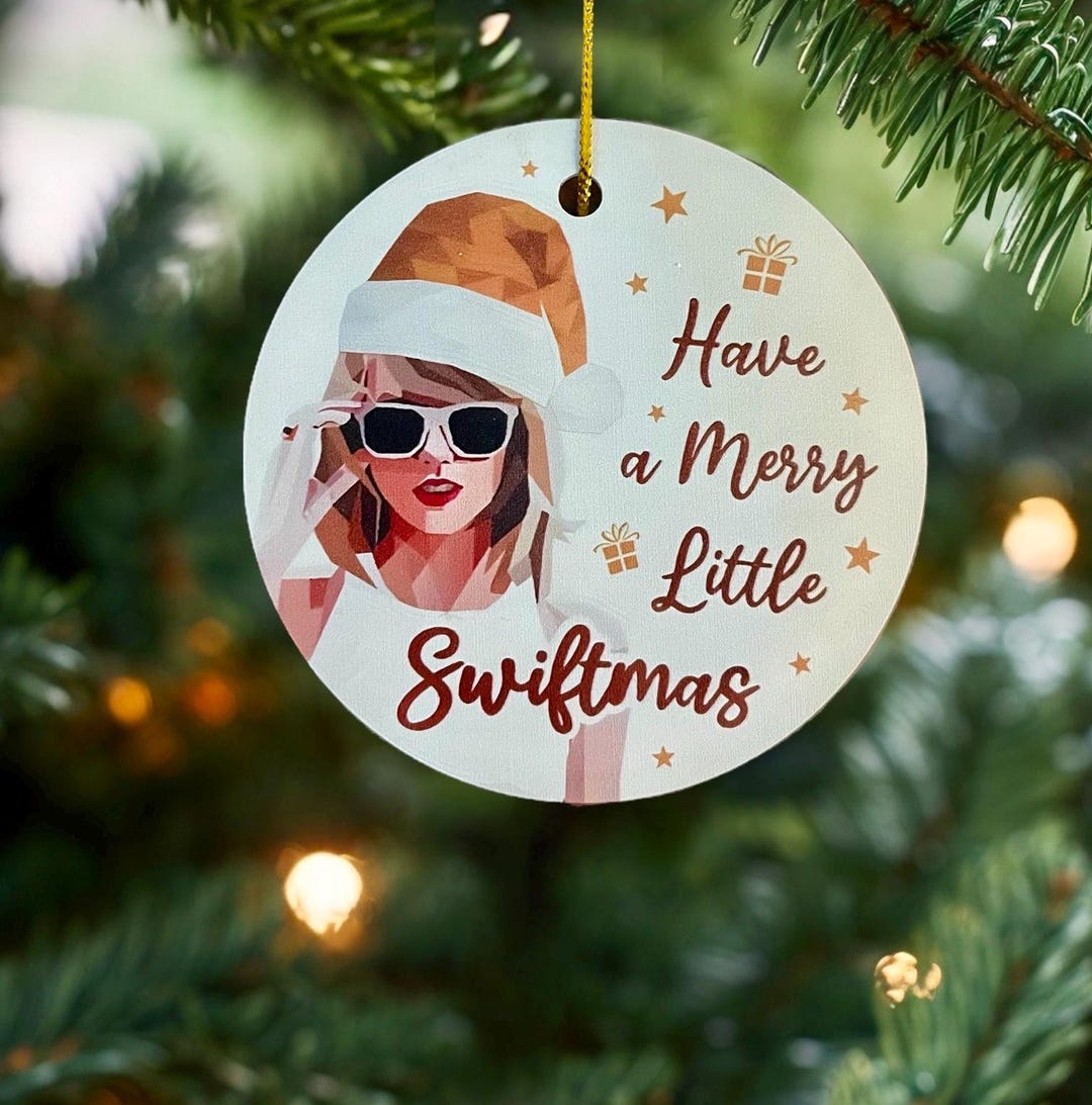 Taylor Swift Inspired Christmas Tree Decoration Swiftie Style ...