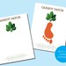 Easter Footprint Crafts | Easter Craft for Kids/toddlers - Etsy